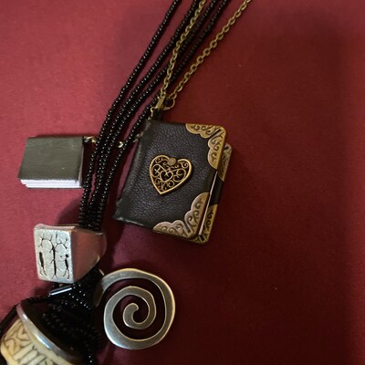 Mini Book Keychain, Tiny Book, Leather Journal, Leather Keychain - Etsy