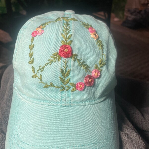 Peace Embroidery Pattern Peace Flower Embroidery Pattern Rose Wreath ...