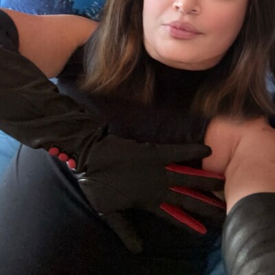 Long Leather Gloves / Bespoke Opera Gloves / Leather Gloves / Gloves for Her / Ladies Extra-long ...