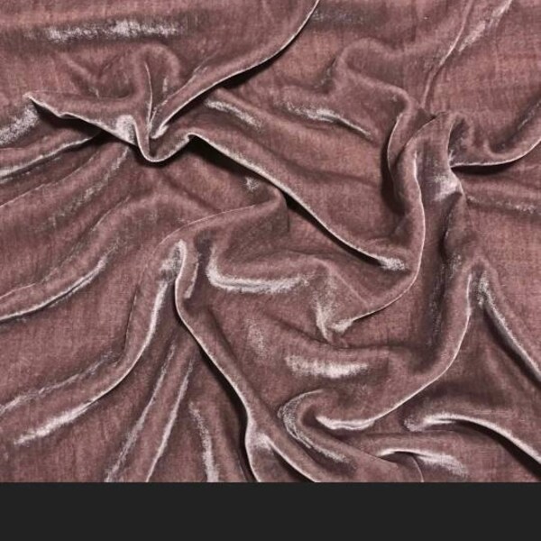 Hand Dyed Dusty Mauve Silk Velvet Ribbon ( 4 Widths to Choose From) - Etsy