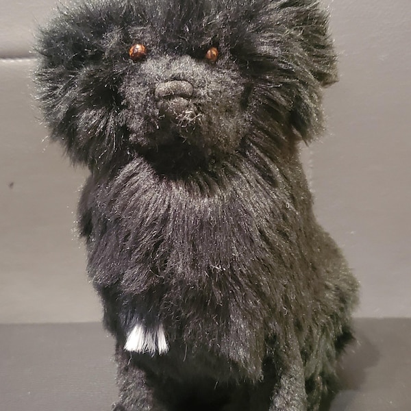 Plush Black Scary Cat Halloween Decor - Etsy