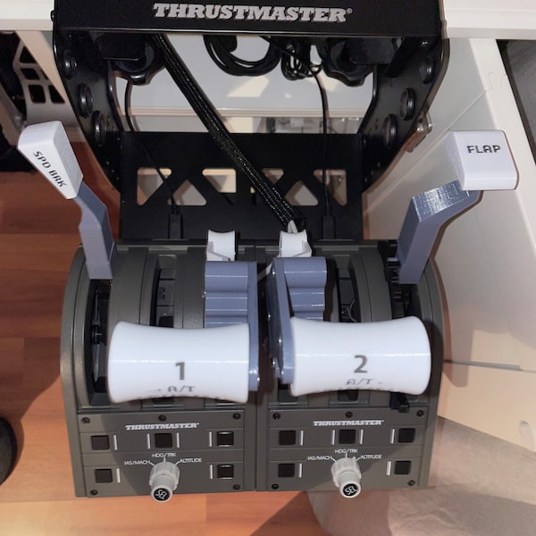 Boeing 737 Throttle Levers for Thrustmaster TCA Quadrant Boeing Edition ...