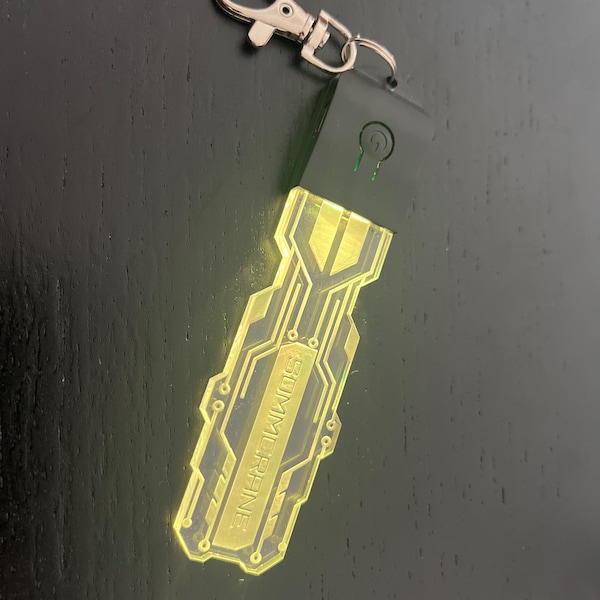 Futuristic Cyber LED Keychain | Different Designs - Circuit Board ...