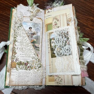 Junk Journal, Kit, the Flower Seller, Long Slim Skinny Journal, Digital ...