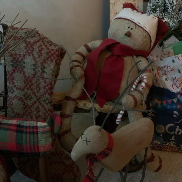 Primitive Reindeer Decor - Etsy