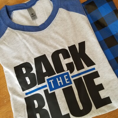 Police Week Shirt Back the Blue Shirt Personalized Police - Etsy