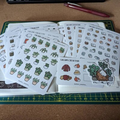 HOUSE PLANTS Sticker Sheet for All Plant Mums Cute Plant - Etsy