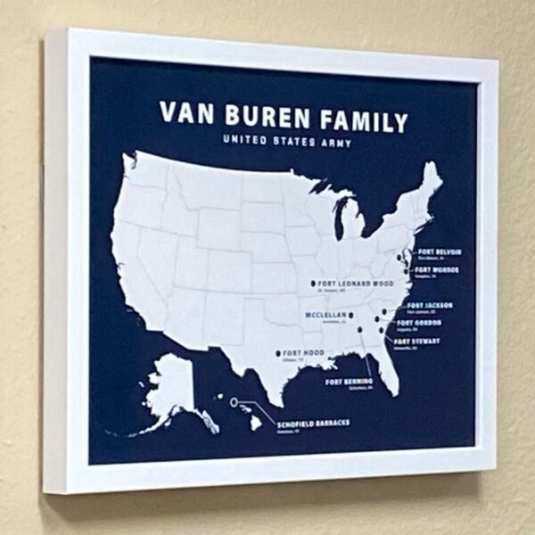 Fort Novosel Map Print | U.S. Army - Etsy