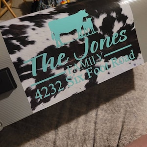 Rocking Chair Monogram Decals Set of 2 | Etsy