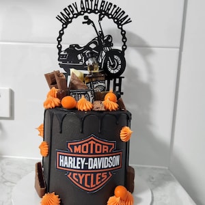 Delorean Back to the Future Birthday Car Mechanic Cake Topper ...