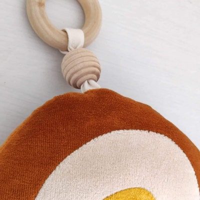 Apple Creative Toy Fruit Toy Organic Cotton Soft Toy Fruit Rattle ...