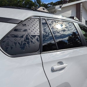 Fits 2010-2024 Toyota 4RUNNER Rear Side Windows Topographic Map Decal ...