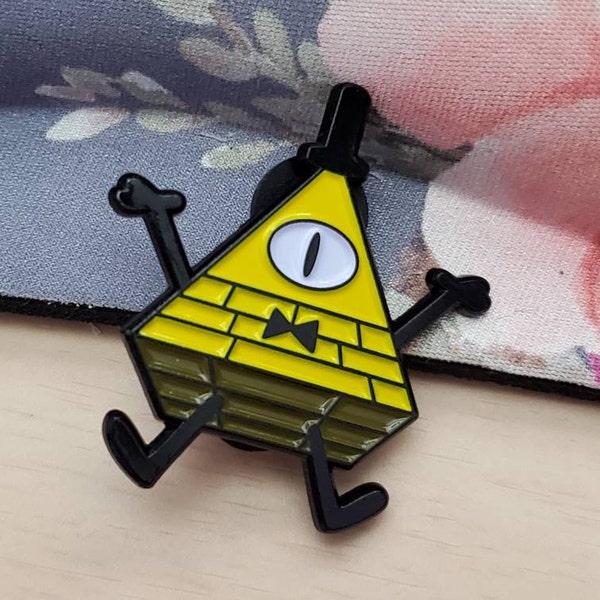 Bill Cipher Soft Enamel Pin - Etsy