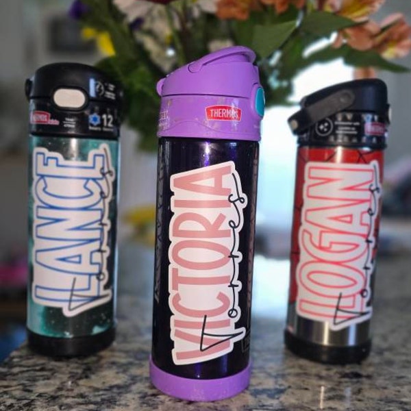 Custom Name Sticker | Personalized First and Last Name Sticker ...