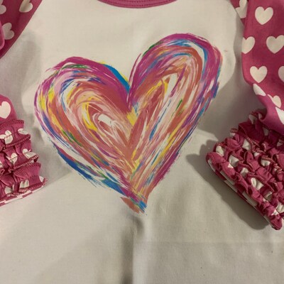 Valentines Day Png Sublimation, Valentines Heart Printable, Colorful ...