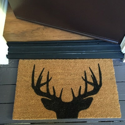 Deer Doormat, Deer Door Mat, Deer Welcome Mat, Doormat, Door Mat ...