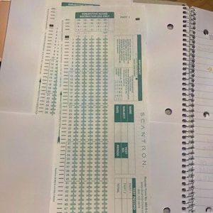1 Scantron Forms - Genuine 882-E Official Form Test Assessment Fill-in ...