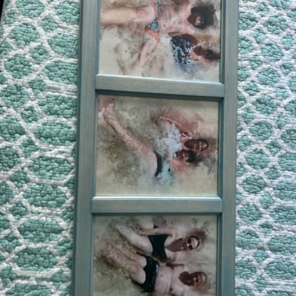 8 X 10 Triple Window Picture Frame - Etsy