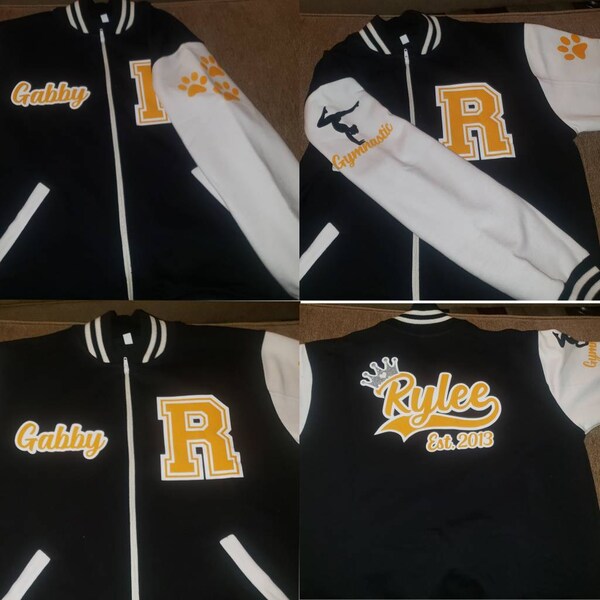 Personalized Kids Varsity Jacket , Custom Toddler Letterman Jacket ...