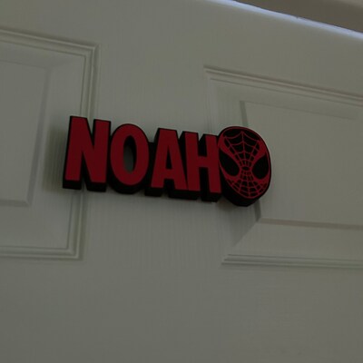 Personalized Superhero Name Plate, Avengers Desk Plate, Marvel Comics ...