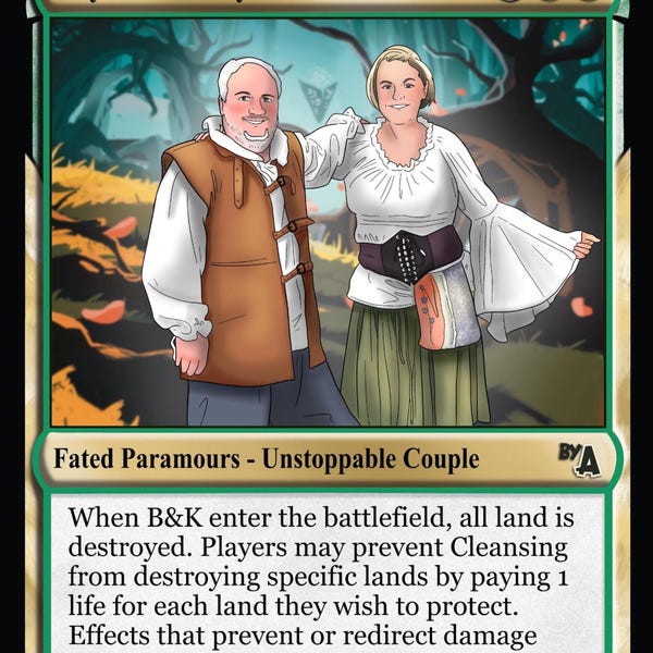 10x Custom MTG Card 2.5x3.5", Magic the Gathering Illustration ...