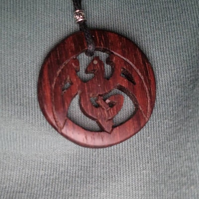 5000 Year Old Irish Bog Oak Celtic Knot Pendant, Celtic Love Knot ...