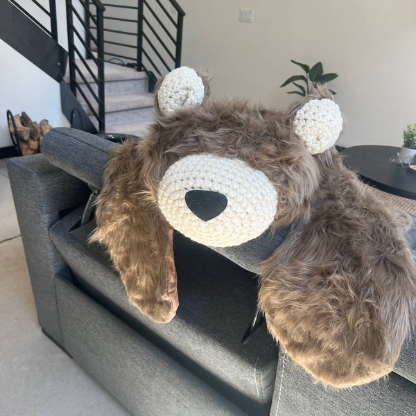 Regular Size Cappuccino Grizzly Bear Rug Best for Nursery and Camping ...
