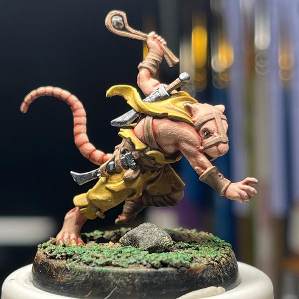 Ratfolk 3d Printed Miniatures by Manuel Boria for Tabletop Rpgs ...