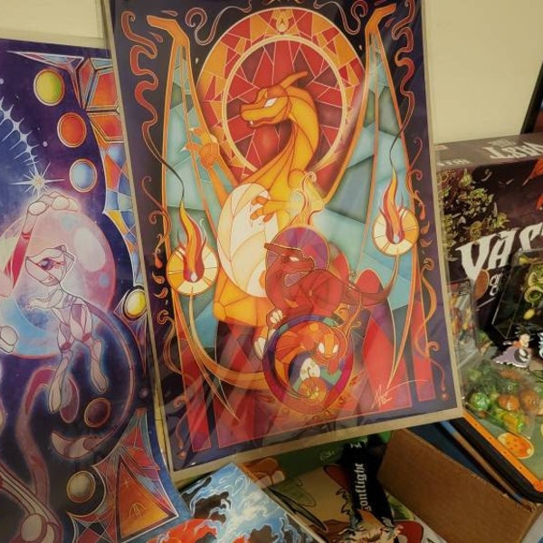 Princess Stained Glass A3 Print - Celestia + Luna - MLP My Little Pony ...