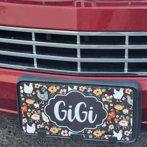Cheetah Spots License Plate Frame Matches Personalized Plate in Our ...