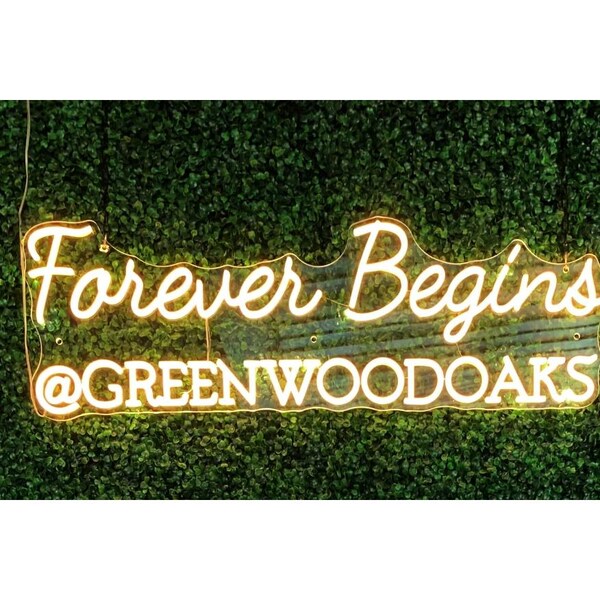 Custom Name Neon Sign Led Lights, Neon Sign Wedding, Neon Sign Wall ...