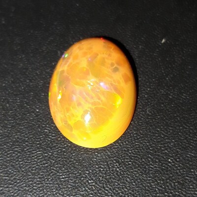 Natural 5 Carats Round Snow Opal Opal With Full Fire Round - Etsy