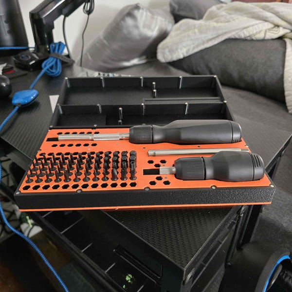 Noctua Edition LTT Screwdriver Case and Magnetic Bit Holder Combo - Etsy