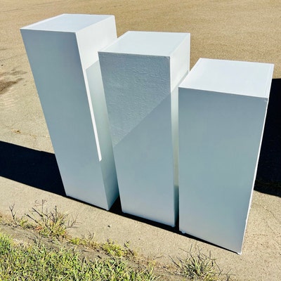 Skinny Plinth/ Square Pedestal PLANS With Measurements DIGITAL DOWNLOAD ...