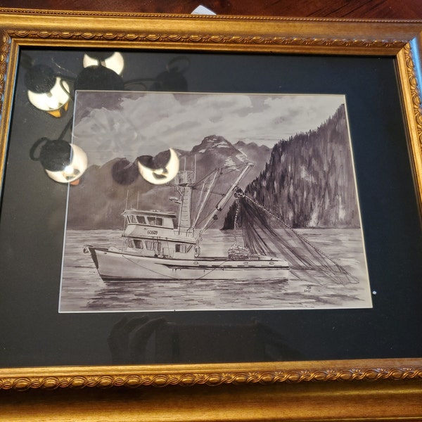 Viking 62 Sportfish Painting Fine Art Reproduction Print of My Hand ...