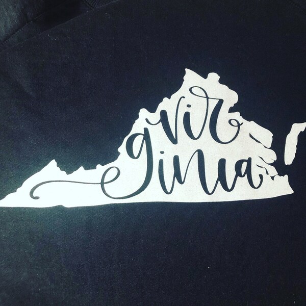 Virginia State Svg, Virginia Silhouette Svg, State Silhouette Svg ...