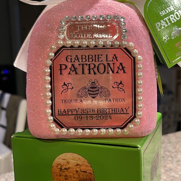 Custom Patron Label, Liquor Label, Graduation Bottle Labels, Grad Gift ...