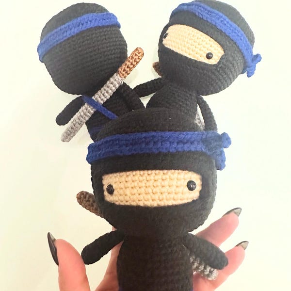 Ninja Crochet Pattern - Etsy