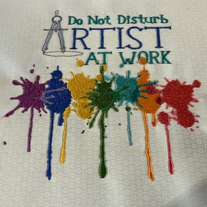 Pastel Paint Splatter Machine Embroidery File Design - 5x7 Hoop ...