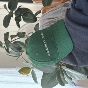 Personalised Slogan Baseball Cap Custom Embroidered Text Unisex Hat ...