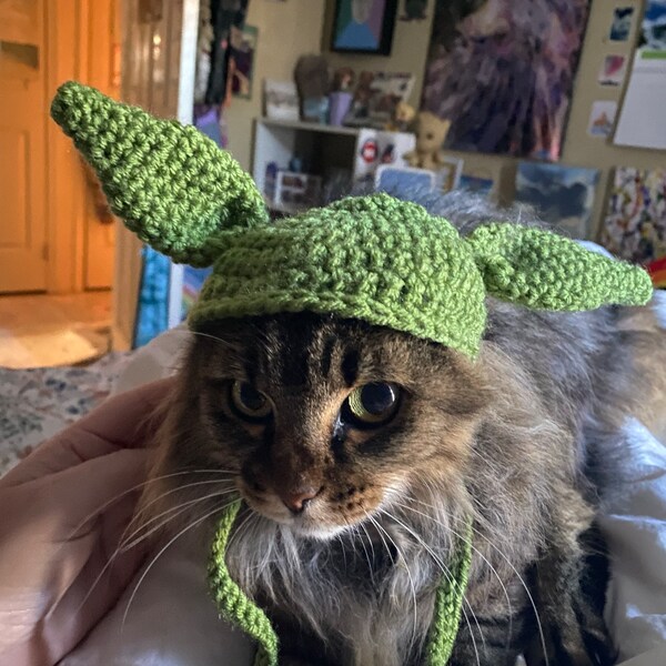 Green Alien Cat Hat for Your Cat or Small Dog - Etsy