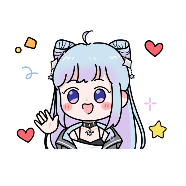 Custom Cute Chibi Portrait Commission Personalized Anime Cartoon Art ...