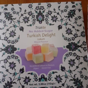 Large Gift Box 500g Rose Flavour Turkish Delight Halal Sweets Luxury ...