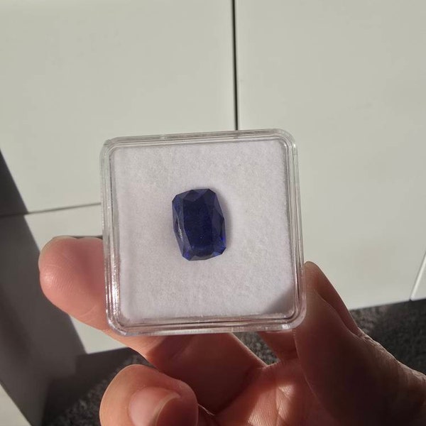 Precision Cut 3.52ct Lab Lumo Garnet YAG Yttrium Aluminum Garnet Pulled ...