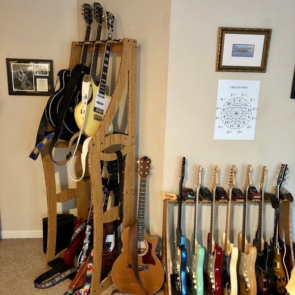 A/B14 14 Space Stacking Guitar Stand - Etsy