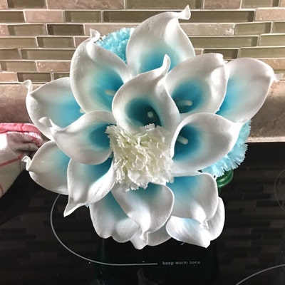 Silk Rainbow Roses Artificial Flowers Wedding Bouquet Boutonniere Wrist ...