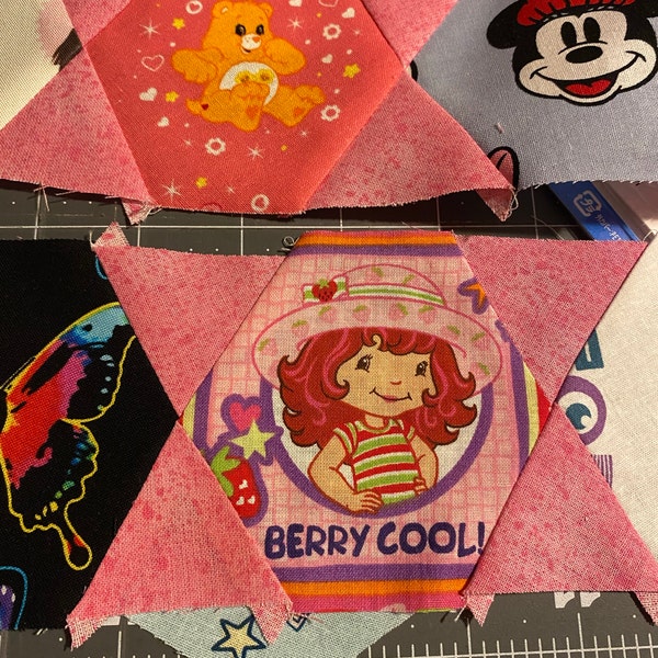 Grease Cotton Fabric Blue T-bird Icons Licensed (grease Movie Fabric ...