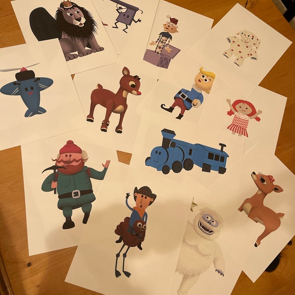 Classic X-mas Characters Pack 2 Clipart Comes With 9 Pieces. Bumble ...
