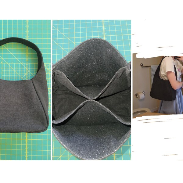 The SMALL Padlock Bag | Canvas Tote Bag | Sewing Pattern | Bag PDF ...