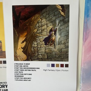 Stormlight Archives Poster Words of Radiance Vintage Poster / Cosmere ...